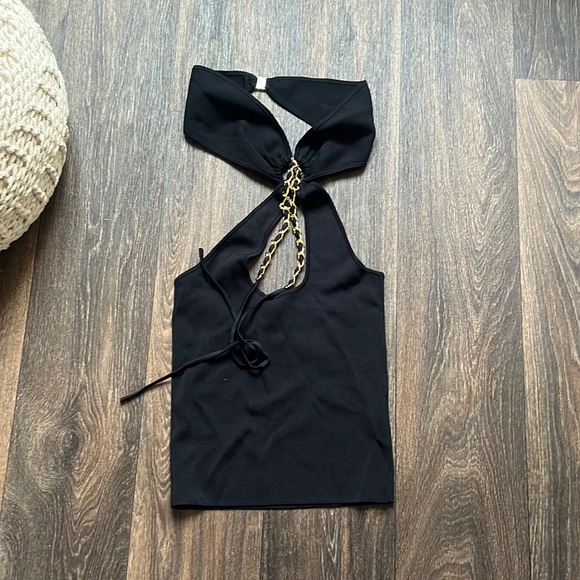 ALT | Tops | Alt Black Chain Top | Poshmark